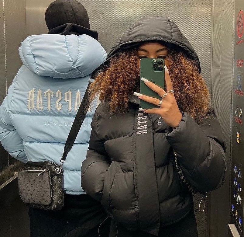 TRAPSTAR WOMENS IRONGATE DETACHABLE - DECODED HOODIE 2.0 ICE BLUE WOME ...